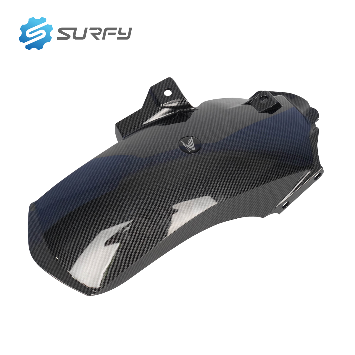 PCX160 Tire Hugger Rear Fender Suitable Honda LOGO Emblem Carbon Fiber ...
