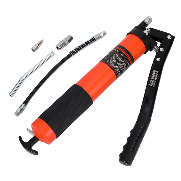 Heavy Duty Lever-Action Grease Gun Set 600cc Manual Grip Grease Gun for ...