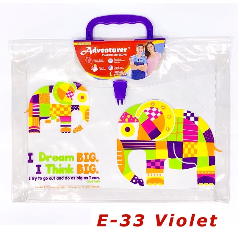 Adventurer Expanding plastic Envelope Long with Handle E-33-LWH | Lazada PH