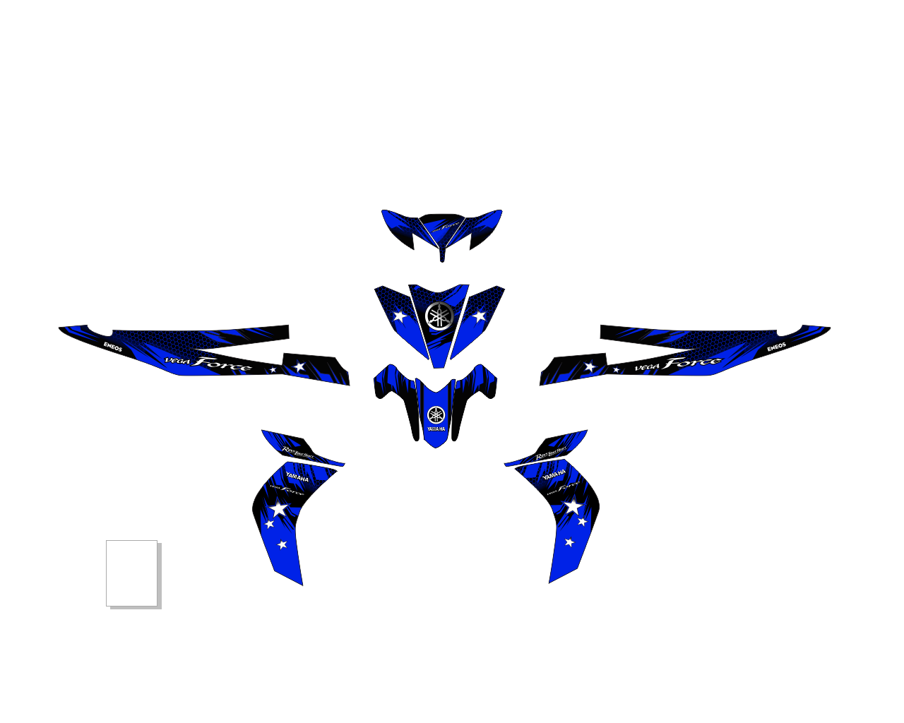 Decals, Sticker, Motorcycle Decals for YAMAHA VEGA FORCE 001 | Lazada PH