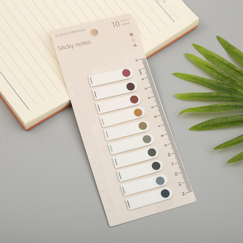 Morandi Color Post-it Note Stationery for Students Label Sticker Index ...