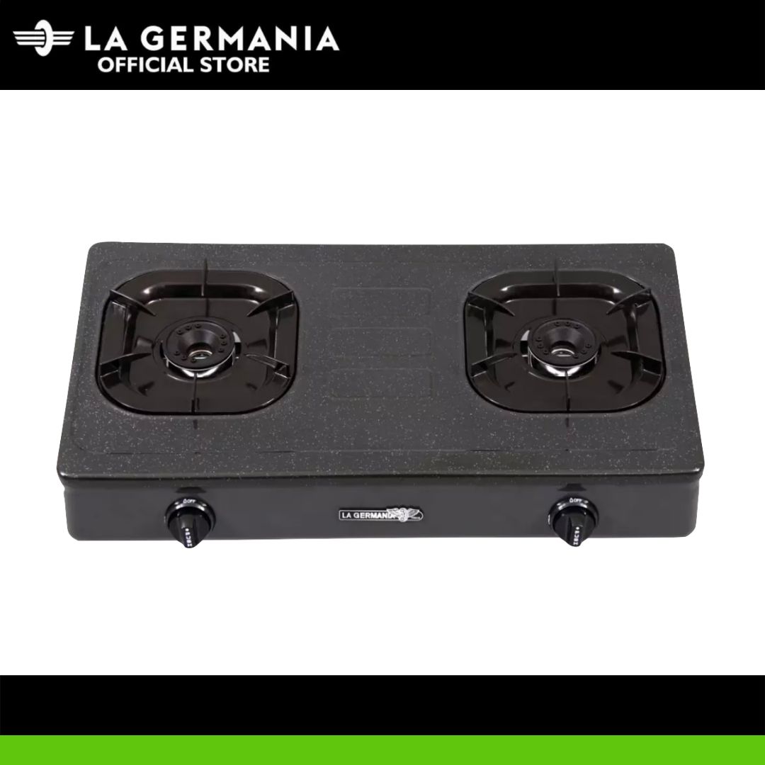 La Germania Gas Stove G-8002BL (Double Burner) | Lazada PH