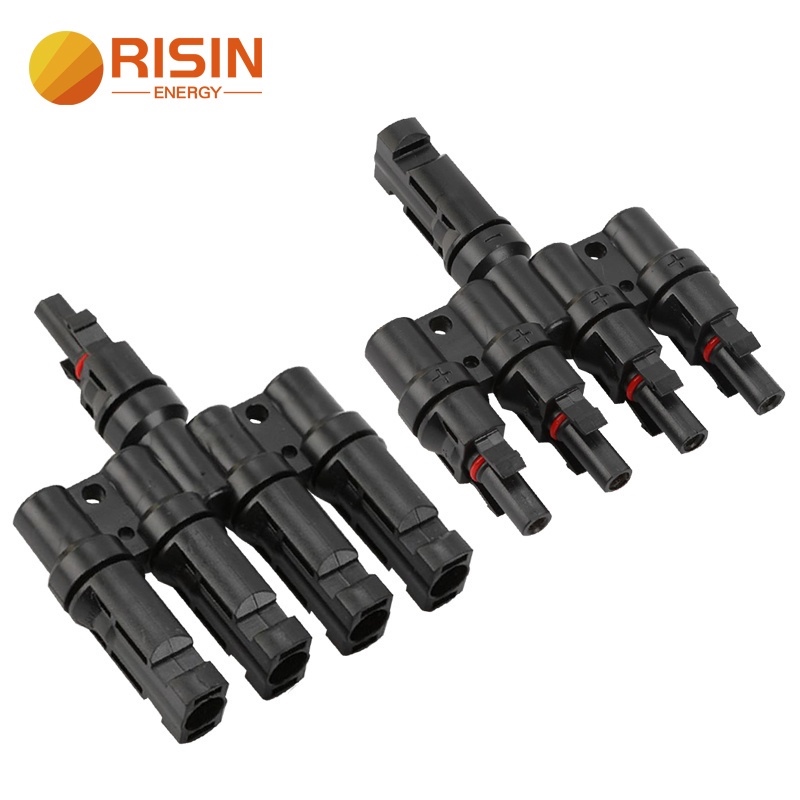 [COD]narkruchengyr Risin 50A PV Wire Splitter Adapter MC4 Y Branch Solar Panel Connector Cable ...