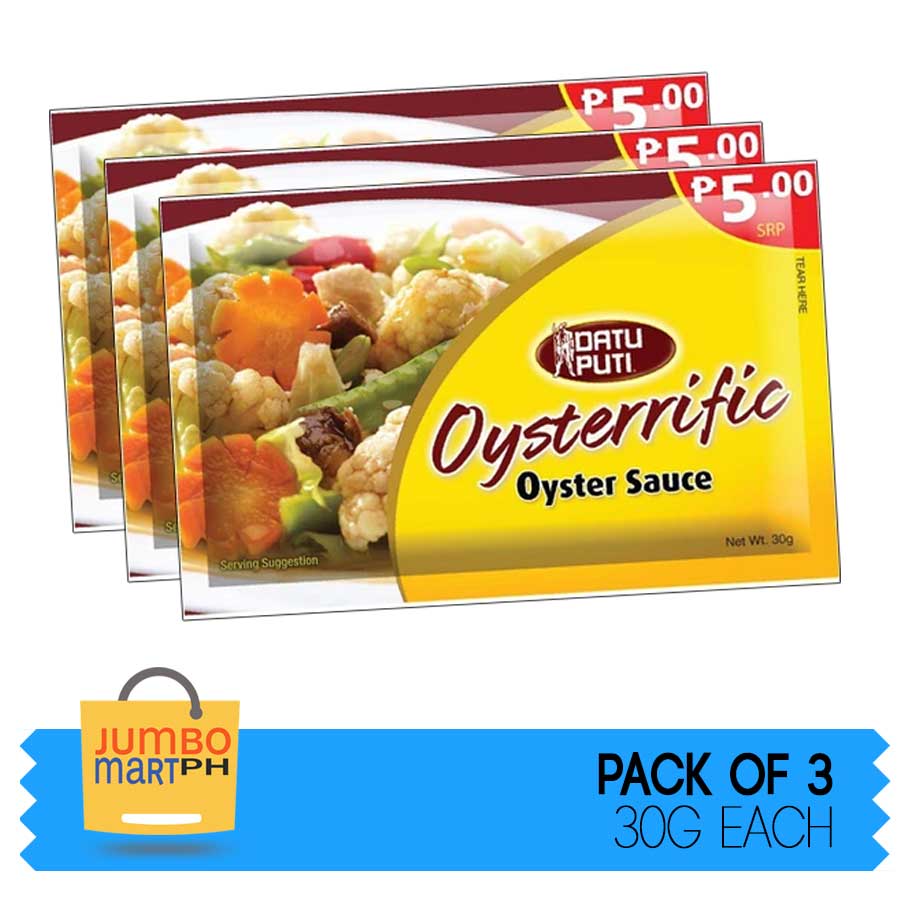 DATU PUTI OYSTERRIFIC OYSTER SAUCE 30G / PACK OF 3 | Lazada PH