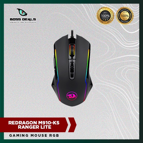 REDRAGON M910-KS RANGER LITE DUAL MODE GAMING MOUSE (WIRED & WIRELESS ...