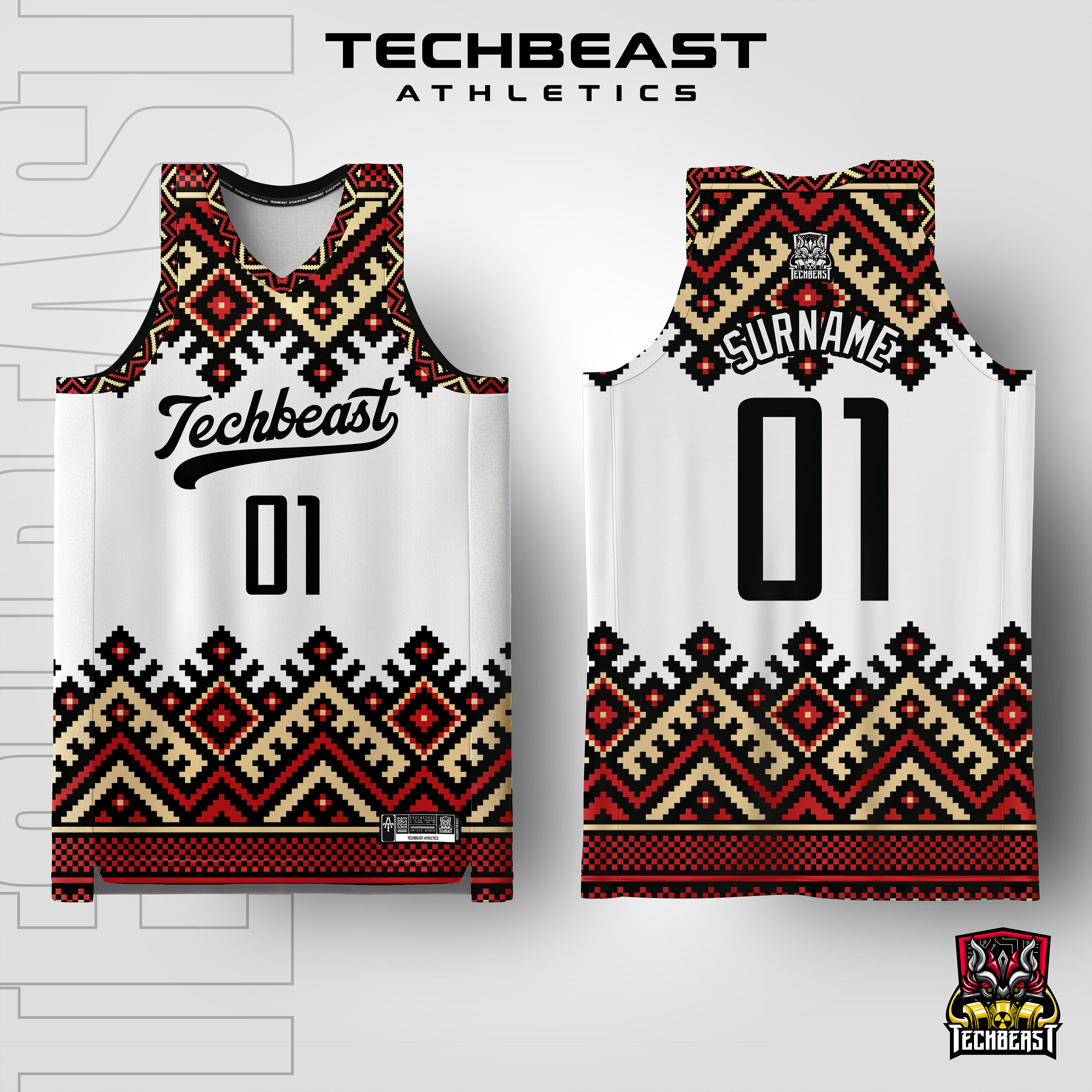 Tribe Full Sublimation Basketball Jersey Techbeast ( CUSTOM NAME ...