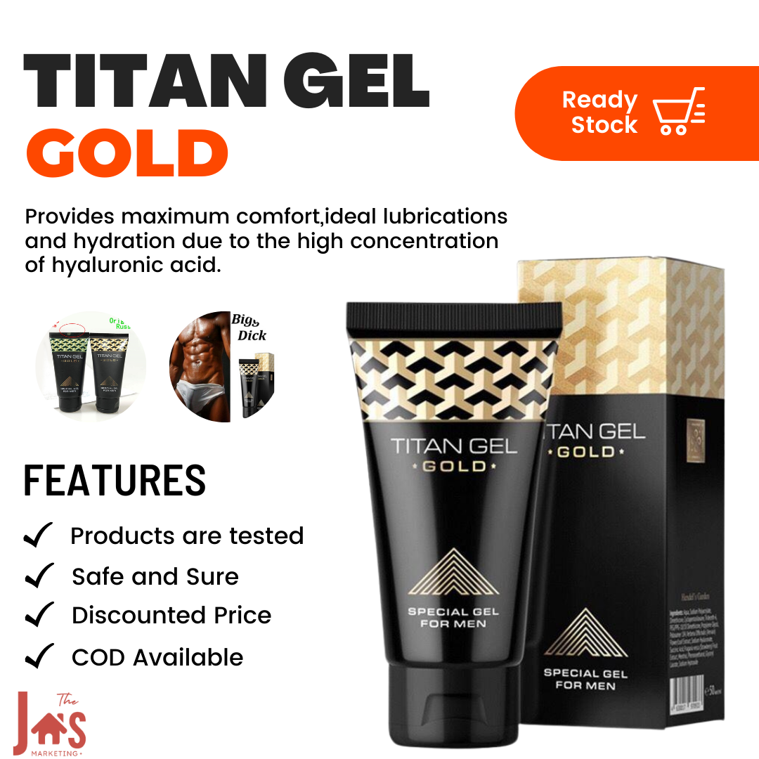 Russian Titan Gel Gold For Men With English Manual | Lazada PH
