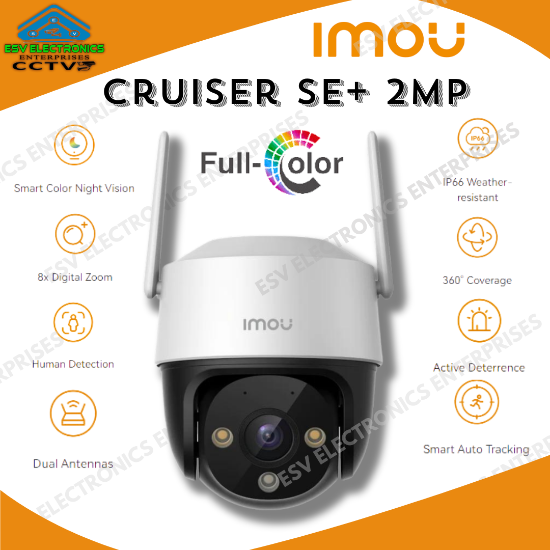 IMOU CRUISER SE+ 2MP. Smart tracking 360' coverage and Smart color ...