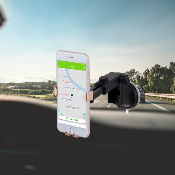 360°Rotatable Car Windscreen Suction Cup Window Mount Phone Holder ...