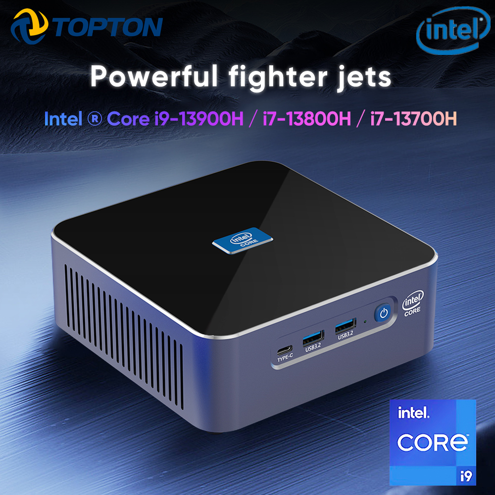 i9 13900H i7 13800H 13th Gen Intel Gaming Mini PC 2*DDR5 2*PCIe 2*2.5G ...