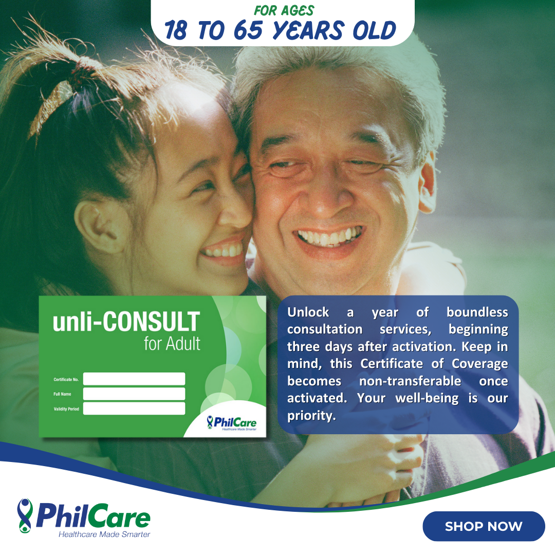 PhilCare - UnliConsult (Prepaid health card / Health card / Health ...