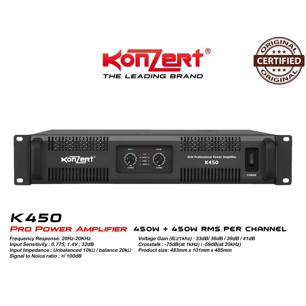 Konzert K450 Amplifier | Lazada PH