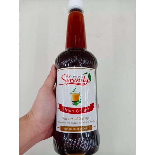 750ml Sweet Serenity Irish Cream Flavored Syrup for Coffee, Sodas and ...
