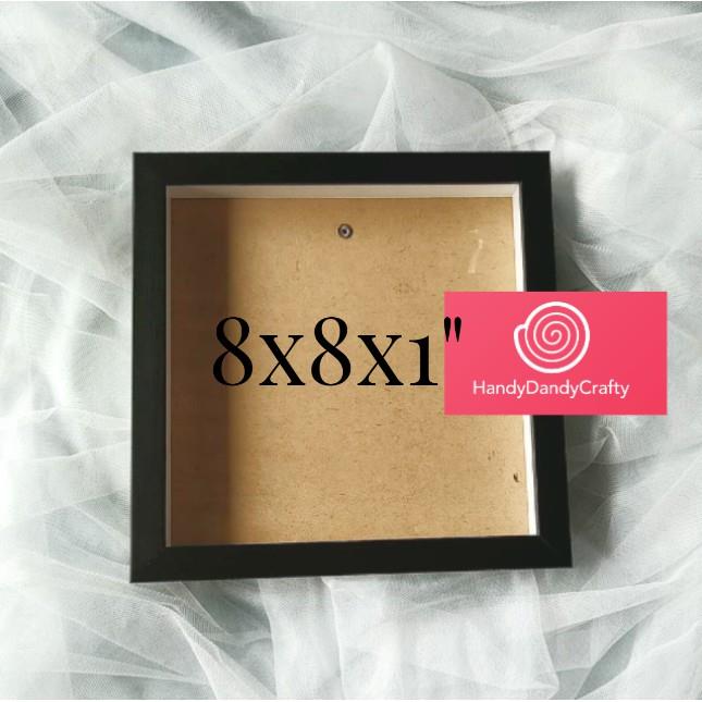 [8x8x1 inch Depth] ShadowBox Frames Multipurpose Shadow Box Dried ...