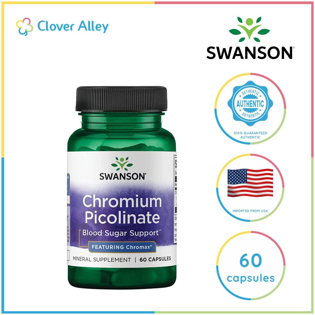 Chromium Picolinate 200mcg 60 capsules - Featuring Chromax | Lazada PH