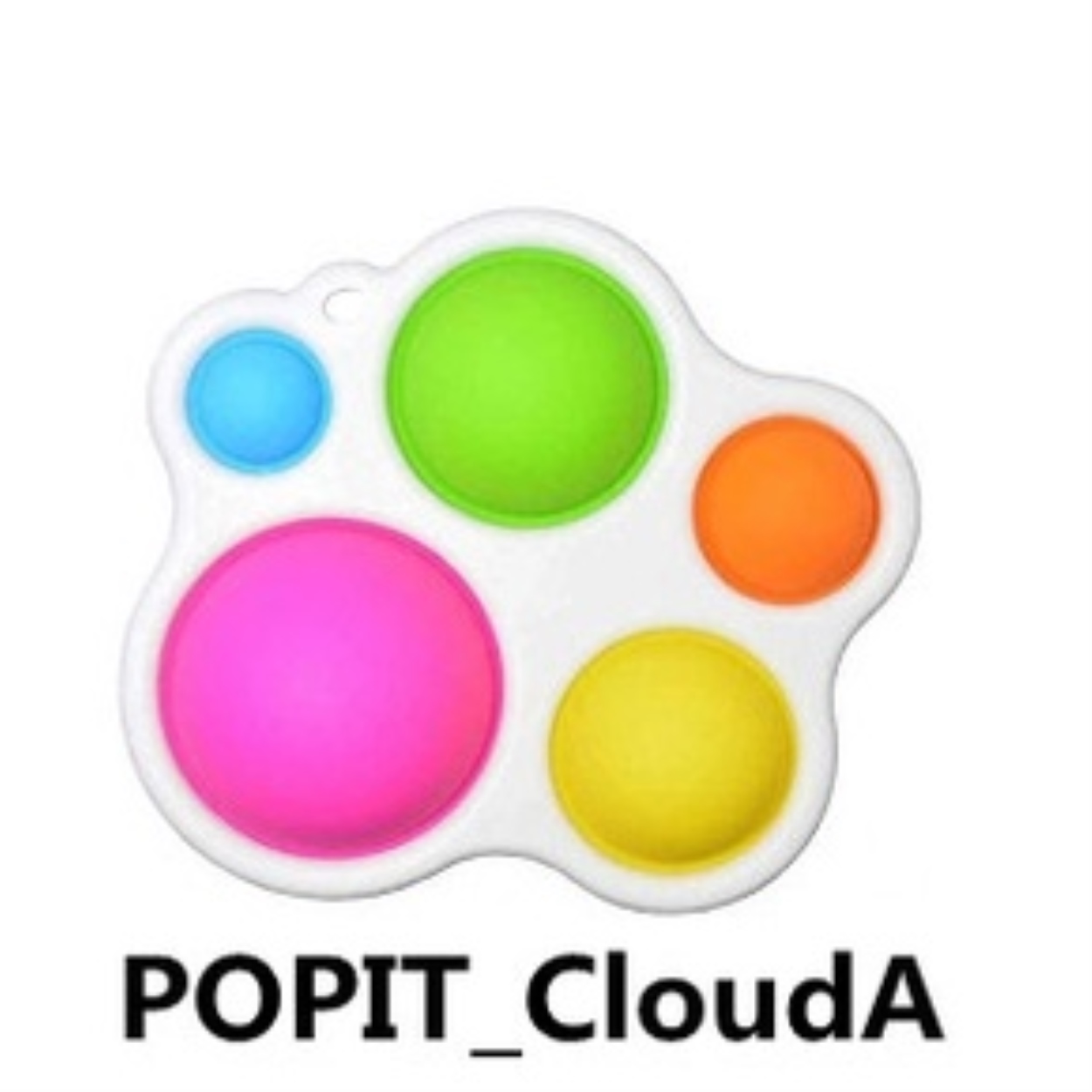 TikTok simple dimple fidget toy flower pop it fat brain triangle digits ...