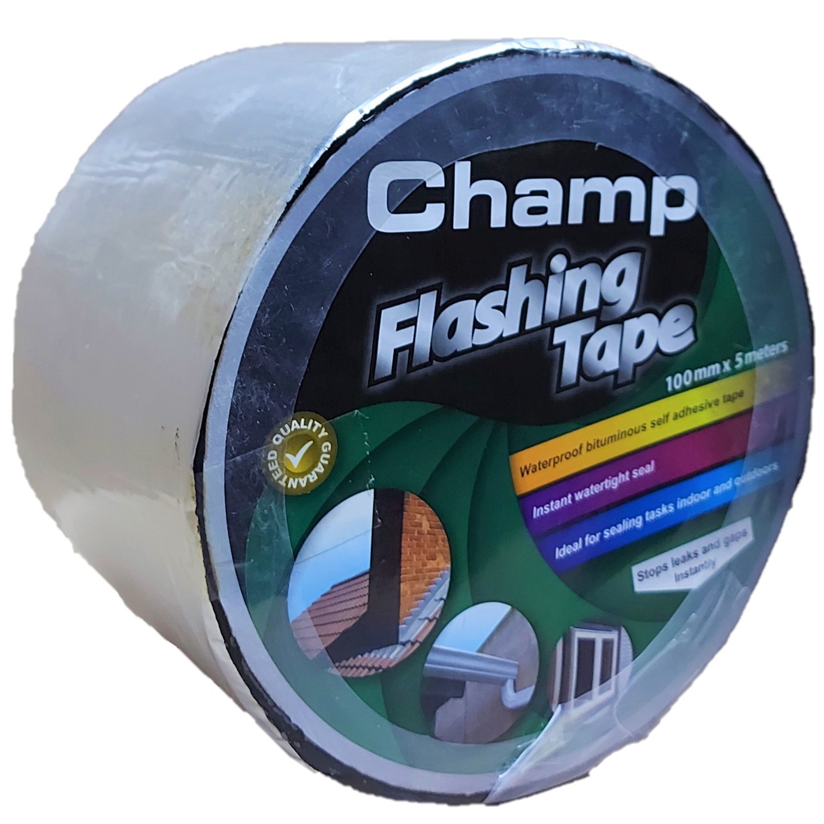 Champ Flashing Tape Waterproof Bituminous Self Adhesive Tape - 5M - 50mm/100mm | Lazada PH