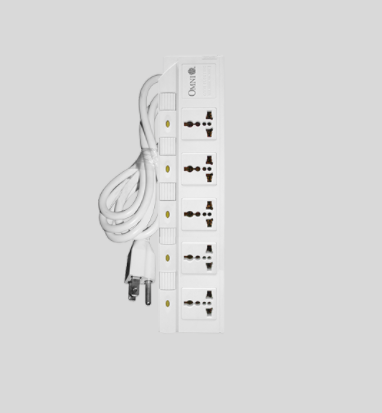 Omni Extension Cord Set w/ Individual Switches 5 Gang | Lazada PH