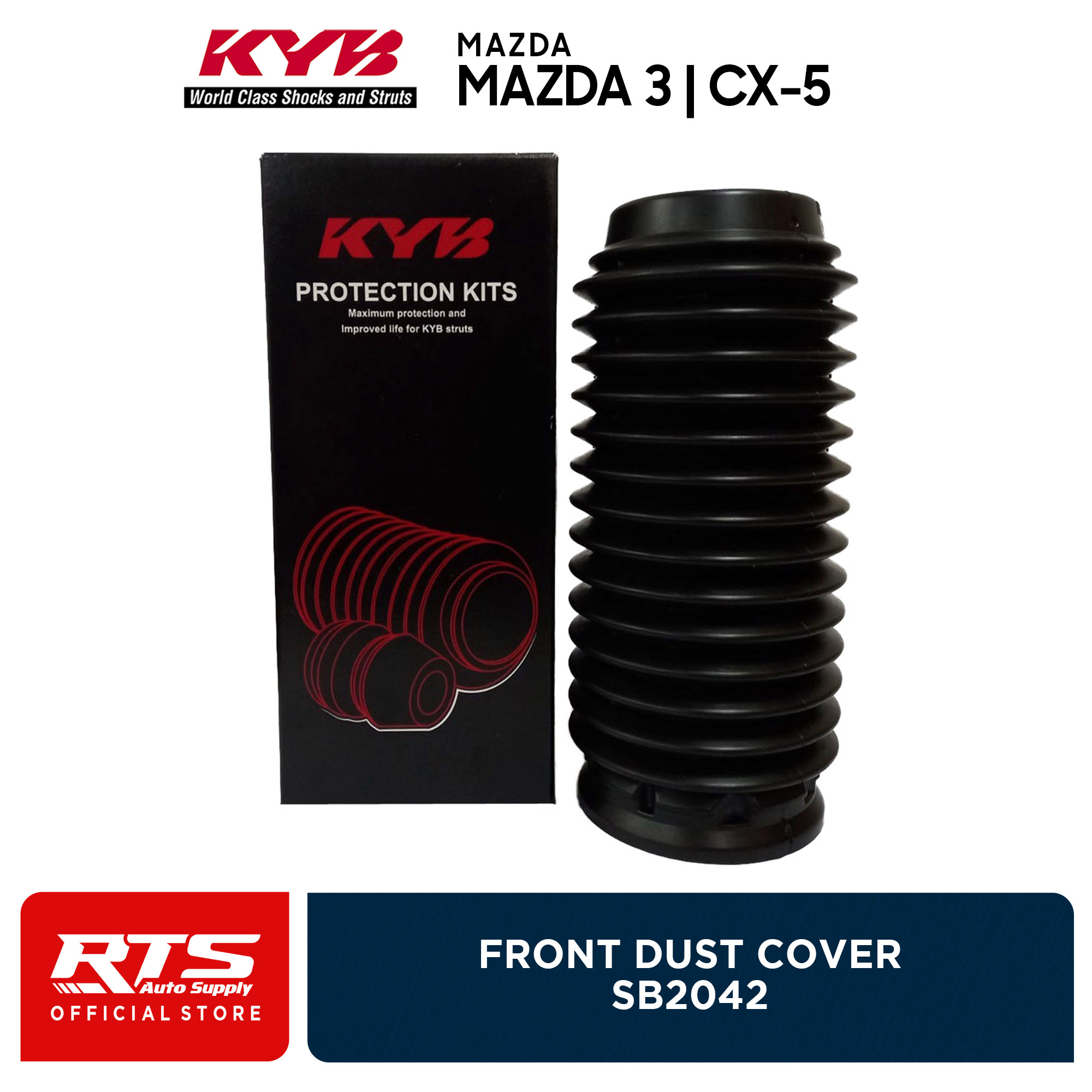 KYB KAYABA Front Bump stop kit Dust Cover Mazda 3 All 2013 - 2019 / CX-5 2012 - 2022 SB2042 1pc ...