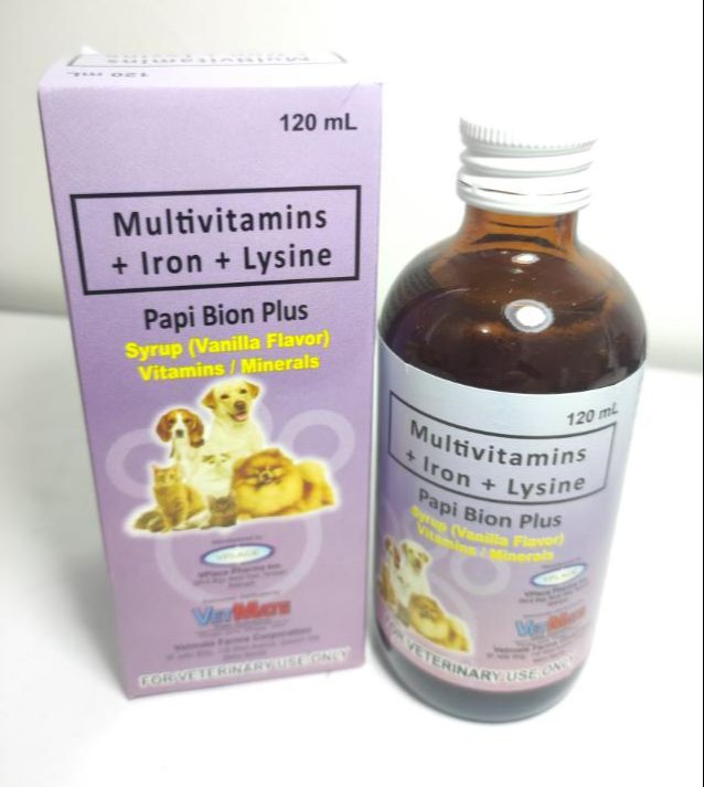 [G&G] PAPI BION PLUS /120 ML / SYRUP / VANILLA FLAVOR /MULTIVITAMINS ...