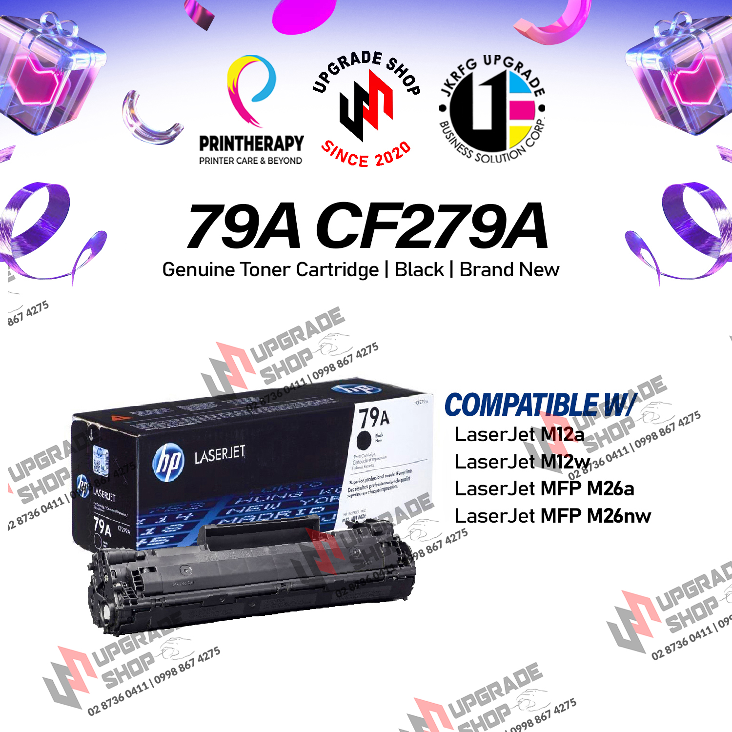 79A CF279A Black Original LaserJet Toner Cartridge 79A | Lazada PH