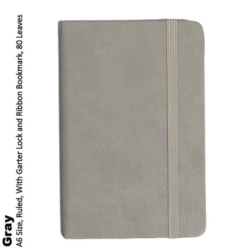 leo&bea [A6 Mini Size] Stationery Moleskin Rubber Diary Strap Mini ...