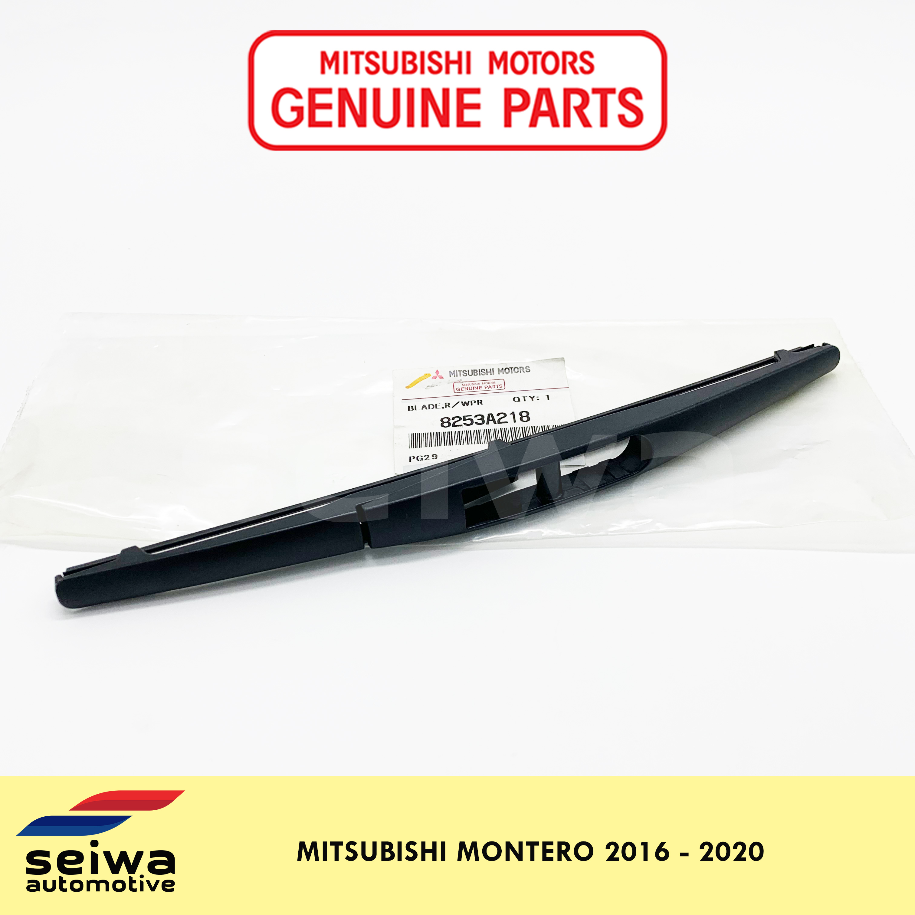 [2016 - 2019] Mitsubishi Montero Wiper Blade Rear - Genuine Mitsubishi ...