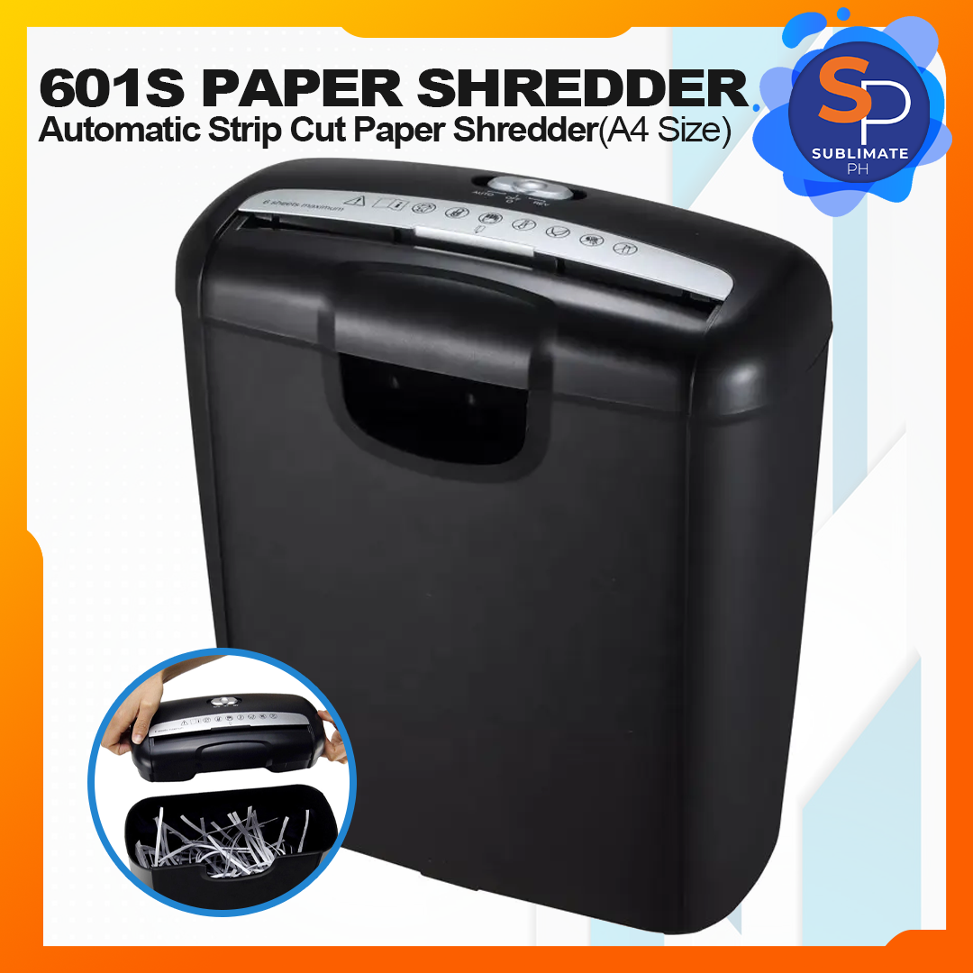 Officom 601S Automatic Paper Shredder Heavy Duty A4 Size 80GSM 6 Sheets ...