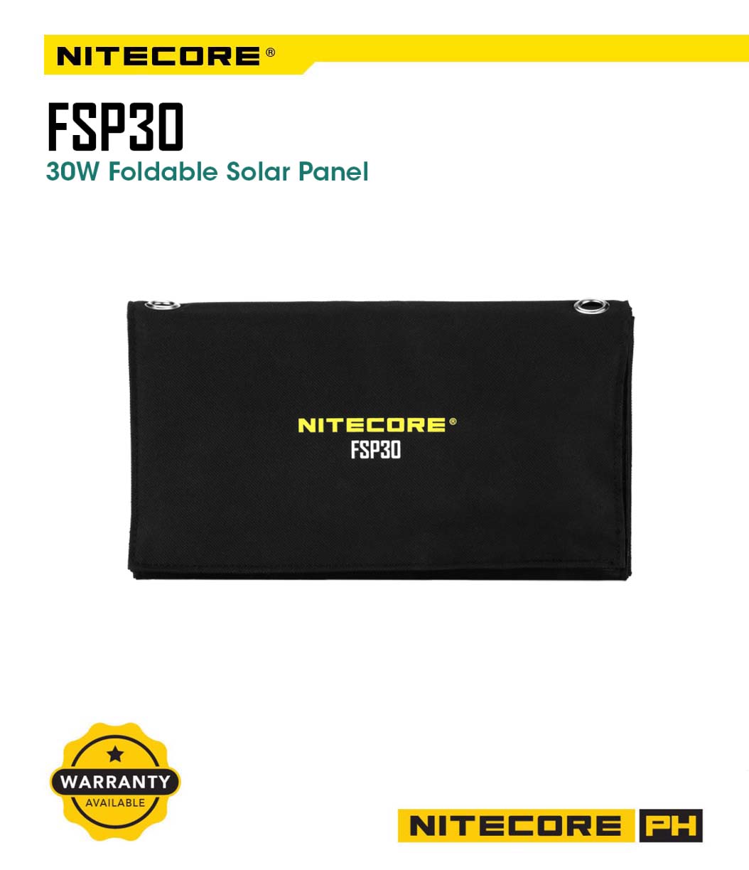 Nitecore FSP30 30W Foldable Solar Panel | Lazada PH