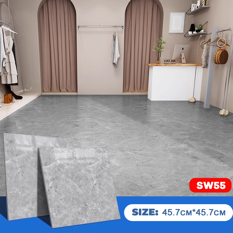 PVC vinyl tiles self adhesive vinyl tile floor marble sticker floor ...