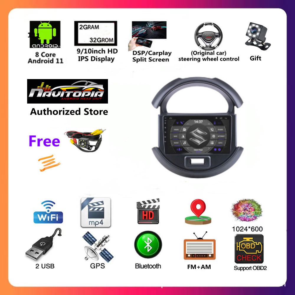 [Navitopia] IPS 8 Core Octa Core Android 11 Head Unit with Panel For ...