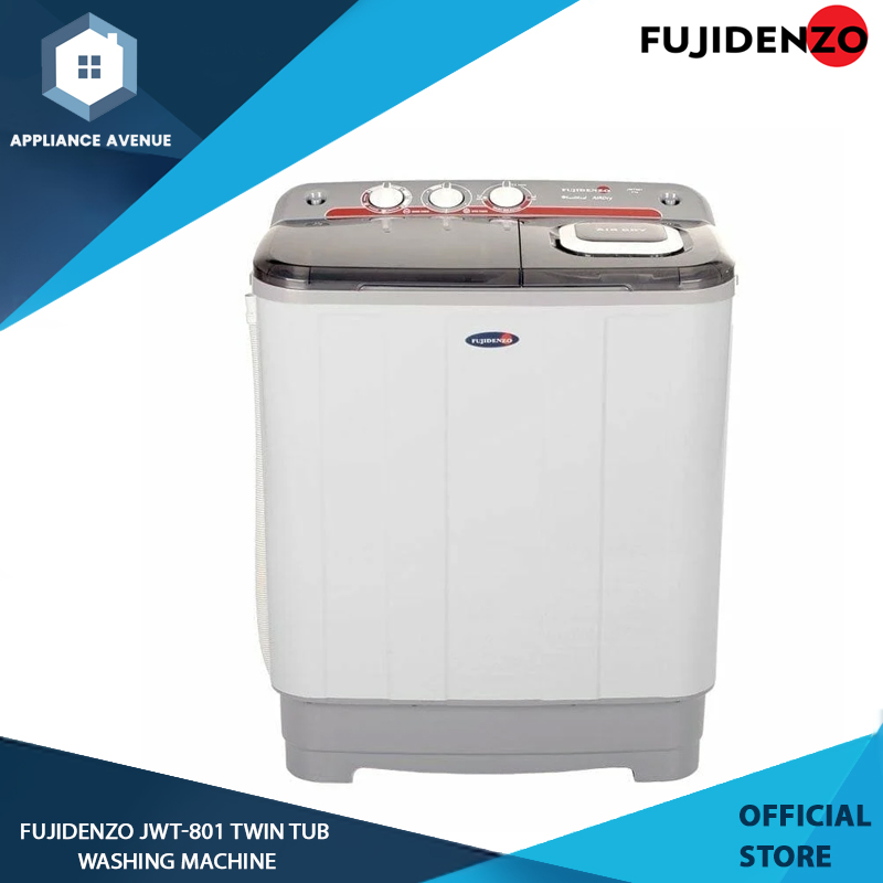 FUJIDENZO JWT-801 TWIN TUB WASHING MACHINE | Lazada PH