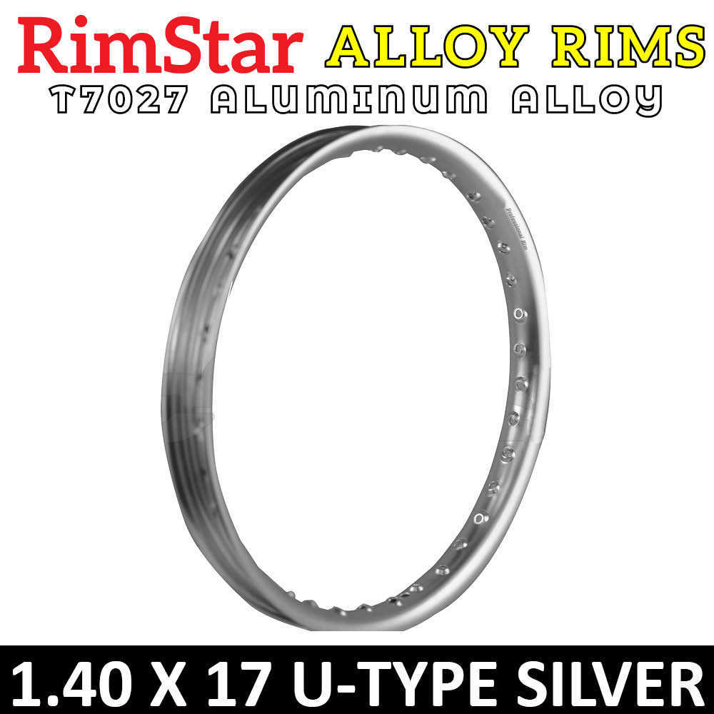 1.40 X 17 RIMSTAR U-Type Alloy Rim (Anodized) [1 PC] | Lazada PH