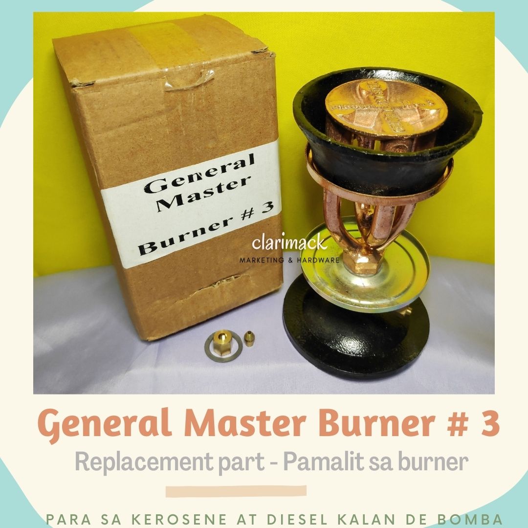 General Master Burner # 3 for Kerosene or Diesel Kalan De Bomba - Brand ...