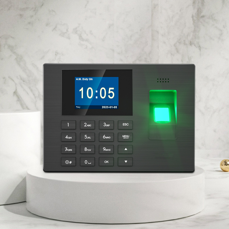 Deli Biometric Fingerprint Attendance Machine Time Recorder Machine ...