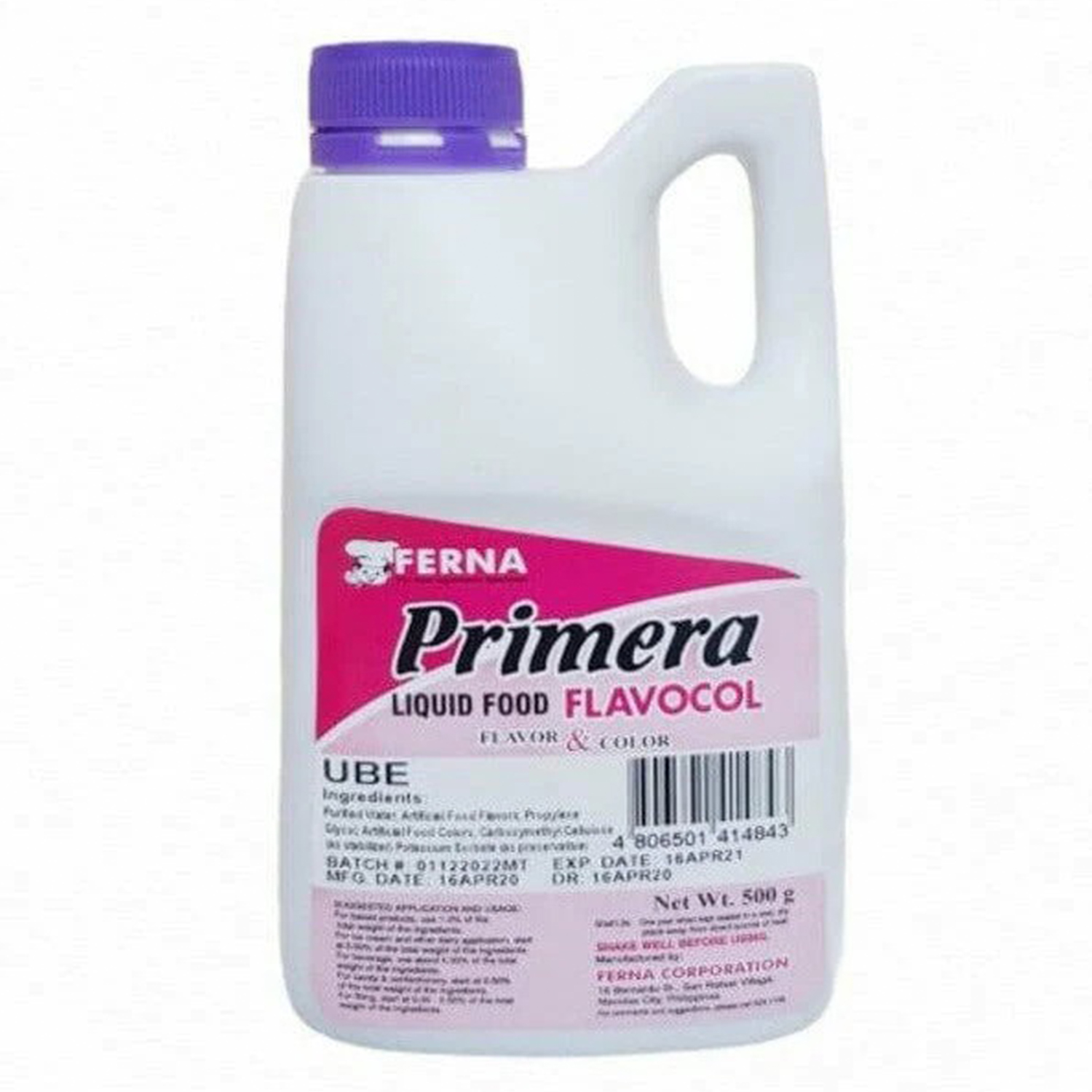 Ferna Primera Flavocol - Ube Flavor 500g | Lazada PH