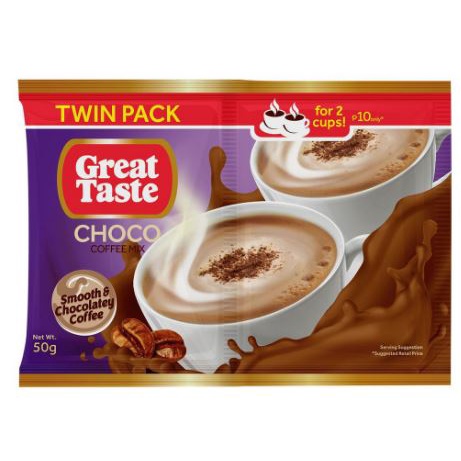 Great Taste Choco Twin Pack 50gx10's | Lazada PH