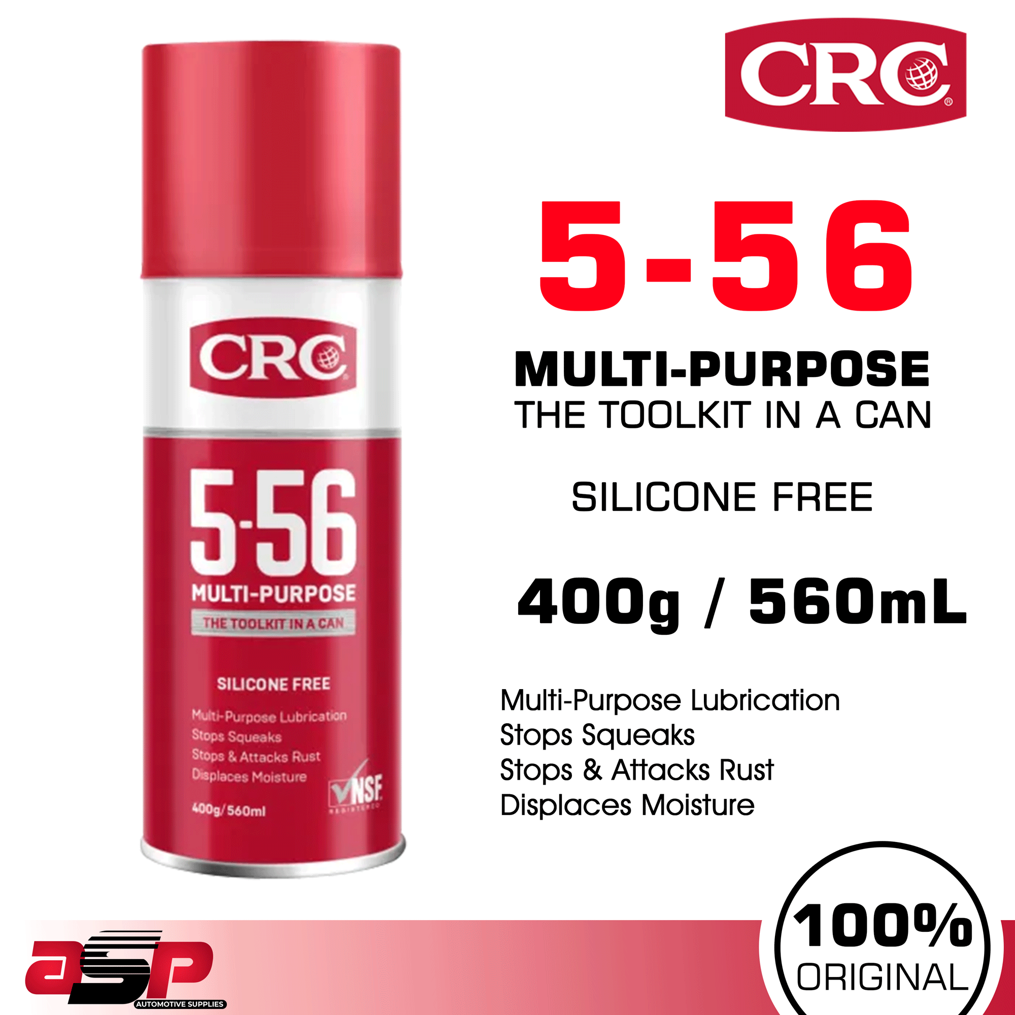 CRC 5-56 Multipurpose Spray Lubricant 420ml - Car and Motorcycle MC ...