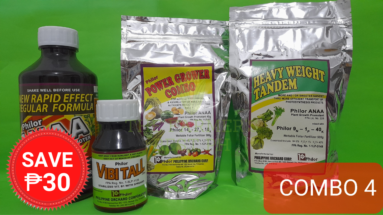 Combo 4 PHILOR (Power Grower Combo, Heavy Weight Tandem, 1L ANAA & Vibi ...