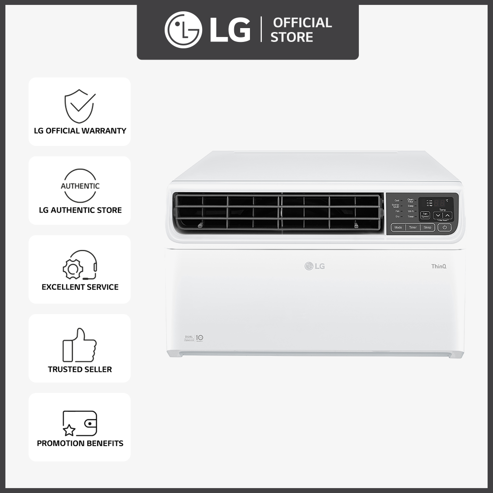 LG 2.5 HP Window Type Aircon Dual Inverter LA250GC2 | Lazada PH