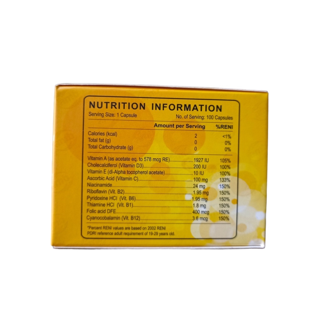 MULTIVIT-PLUS Capsule (Multivitamins) by 100's/box | Lazada PH