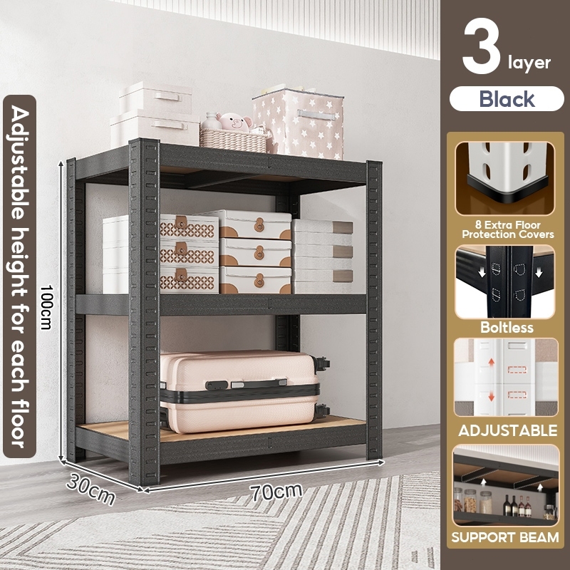 6layer Metal Rack Steel Rack Boltless Rack Goods Storage Shelf Metal ...