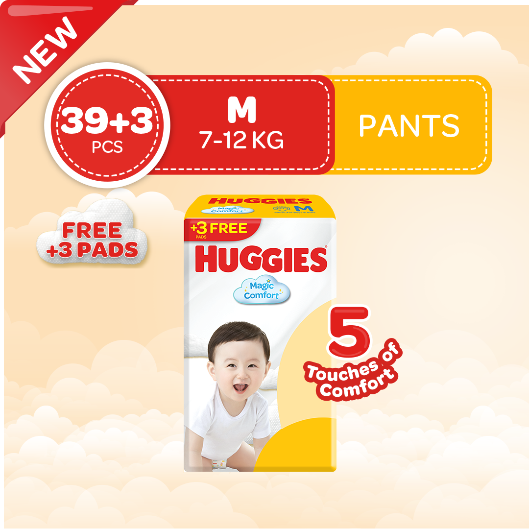 Huggies Magic Comfort Pants Medium - 42 pcs | Lazada PH