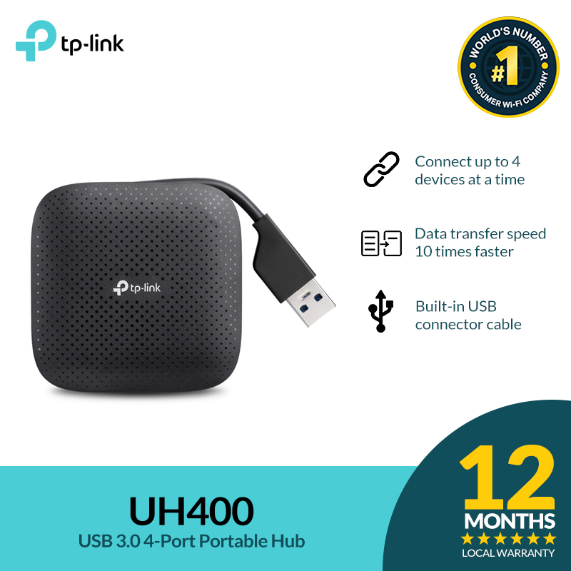 Tp-Link UH400 USB 3.0 4-Port Portable Hub | Tp-Link Tplink | Lazada PH