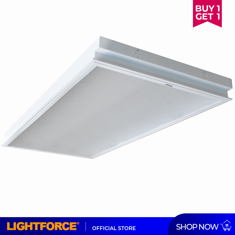 Lightforce Prismatic Louver Housing 24x48" 2x40W Recessed | Lazada PH