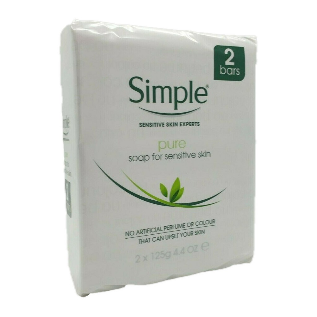 Simple Pure Soap for Sensitive Skin 2 x 125g | Lazada PH
