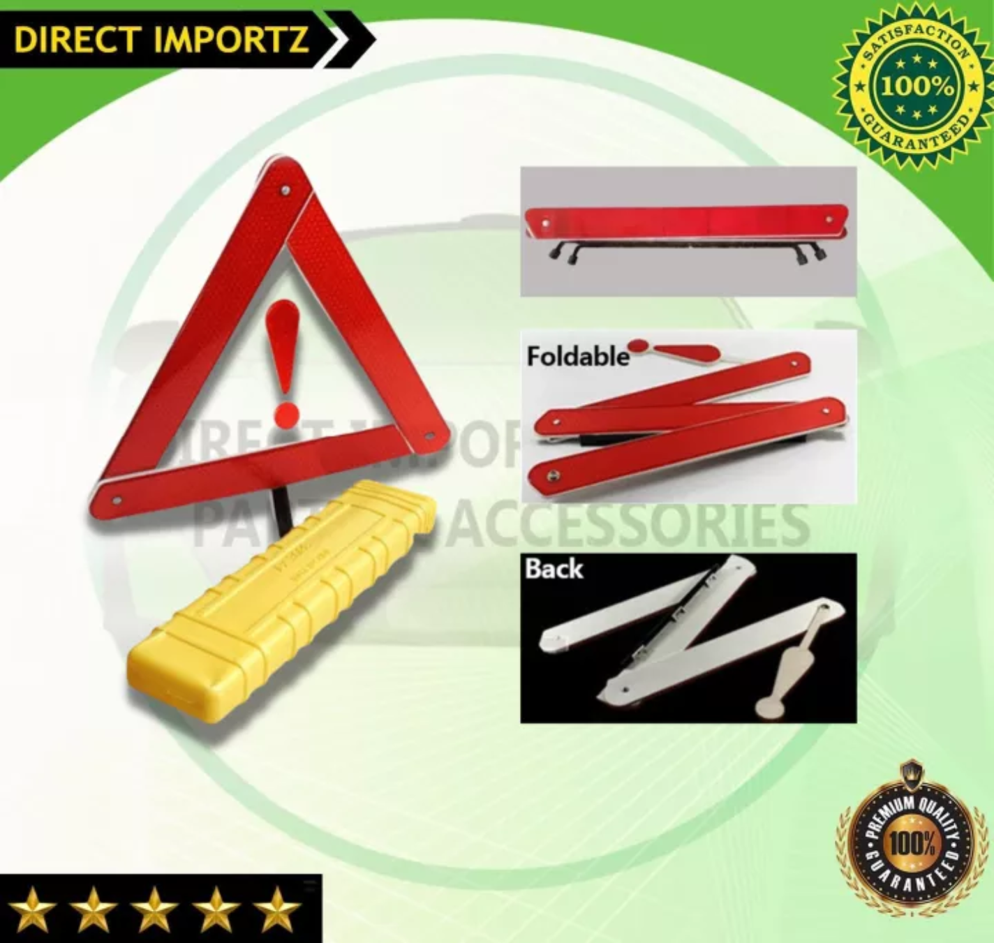 Triangle Warning Device / Early Warning Device Reflective Triangle ...