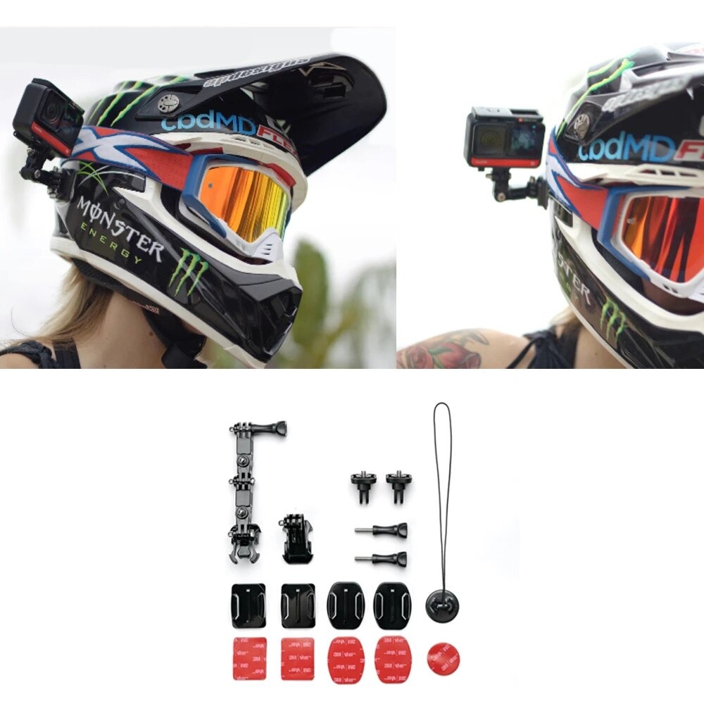 Insta360 Helmet Mount Bundle for Insta360 ONE X2 / ONE R / ONE X ...