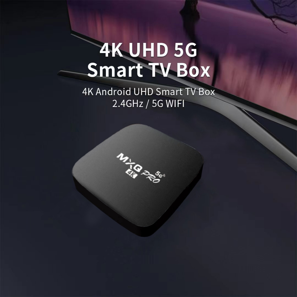 PISEN MXQ Pro 4K Android 11.0 TV Box 5G for Non Smart TV Ultra HD Quad Core TV Box 2.4G Wifi 8GB ...