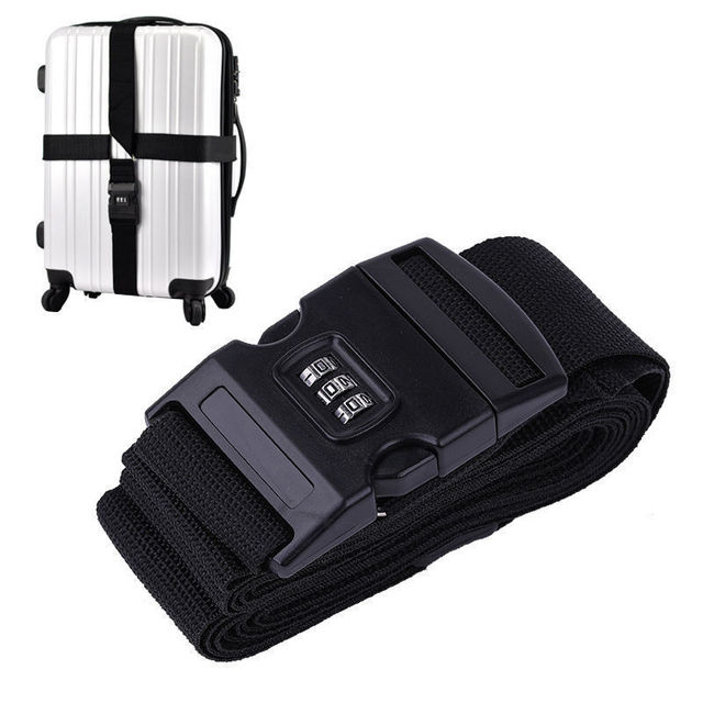 200cm Adjustable Luggage Strap Travel Essential Accessories Suitcase ...